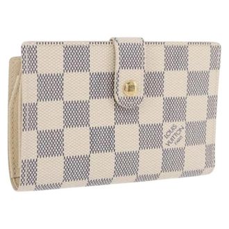 Louis Vuitton Portefeuille Bifold Damier Azur Pre-owned - Femme - Pre-owned - Blanc - Taille: ONE Size