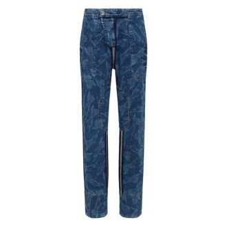 Dsquared2 Indigo Blaue Hose mit Kordelzug in der Taille - - Jeans - Damen - Blau - M