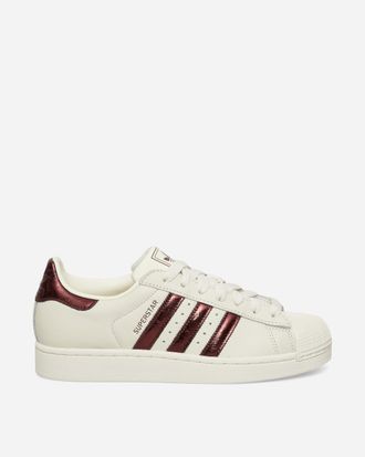 adidas Women s Superstar II Sneakers Off White / Maroon