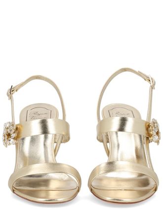 Roger Vivier Efflorescence Sandal - Gold