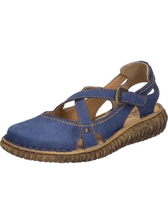 Josef Seibel Damen Riemchensandalen Ronja 10, Frauen Sandalen,Weite G (Normal),Sommersandalen,bequem,flach,Sommerschuhe,Ocean,36 EU