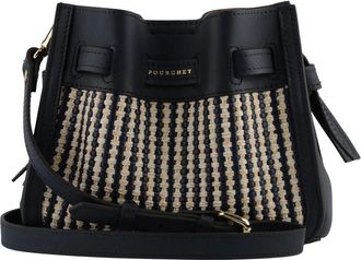 Pourchet Femme, Sacs, Bleu, Taille: ONE Size Blossom Tress&eacute;