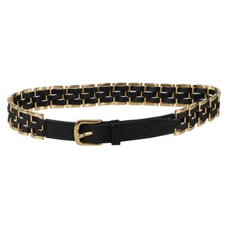 Golden Goose Schwarze G&uuml;rtel f&uuml;r stilvolle Outfits - - Accessories - Damen - Schwarzk - 70 CM
