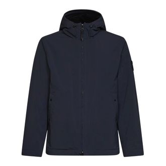 Stone Island Parka Courte - Homme - Vestes - Bleu - Taille: M