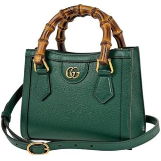 Gucci Pre-owned Bamboo Tote bag - - Pre-owned - Damen - Gr&uuml;n - ONE SIZE
