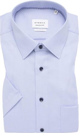 Eterna Strukturiertes Kurzarmhemd mit Brusttasche, Comfort Fit in