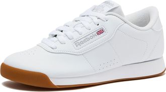 Reebok Womens Princess Sneakers, Comfortable Walking or Tennis Shoes, Wei&szlig;/Gum, 40 EU