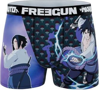 Freegun Boxer Homme Naruto (XL, Sasuke Purple NS6)