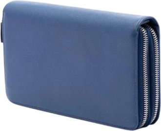 Prada Portefeuille Long Pre-owned - Femme - Pre-owned - Bleu - Taille: ONE Size