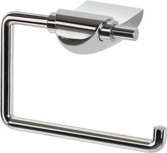 Spirella WC Rollenhalter Darwin Edelstahl Toilettenpapierhalter Klopapierhalter zum kleben oder bohren