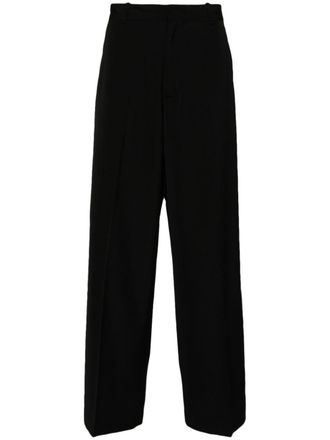 Acne Studios Hose mit Kontrastn&auml;hten - Schwarz