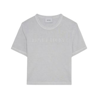 Halfboy Dawn Blue Baby Tee - - Tops - Herren - Grau - L