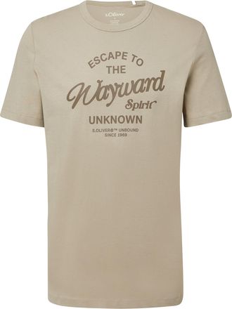 s.Oliver T-Shirt mit Artwork aus Reiner Baumwolle