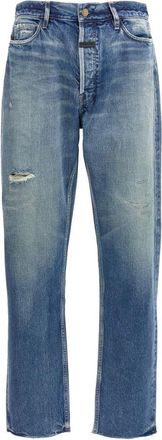 Fear of God Homme, Jeans, Bleu, Taille: W32 Straight 5 Pocket Jeans