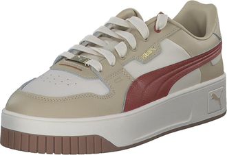 Puma Damen Carina Street Lux Sneaker, Alpine Snow-Mars Red-Toasted Almond, 38.5 EU