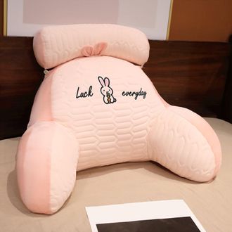 Generic 002,70x50cm, Lesekissen Fürs Bett, Großes Kuschelkissen Für Erwachsene Aus Plüsch Mit Kopfstütze Und Armlehnen, Bequemes Sofa-Rückenstützkissen, Bettk