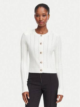 Guess Strickjacke W6YR26 Z0973 Creme Regular Fit