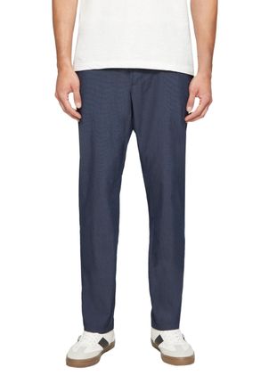 s.Oliver Phoenix: Strukturierte Chino mit Elastikbund dunkelblau 34/34