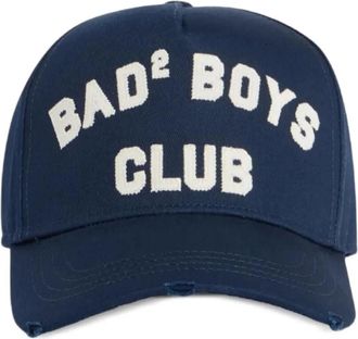 Dsquared2 Homme, Accessoires, Bleu, Taille: ONE Size Baseball Gabardine Cap