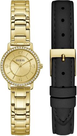 Guess Uhren - Quarz-Analoguhr Melody - Gr. unisize - in Gold - f&uuml;r Damen