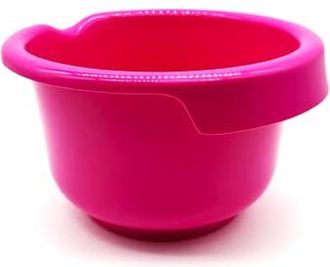 Kimmel Rührschüssel 2,5 L Backschüssel Kunststoffschüssel Teigschüssel Fuchsia