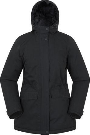 Mountain Warehouse Maple Steppjacke f&uuml;r Damen, Wasserfest (Schwarz)