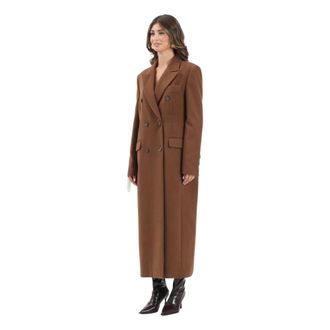 Mar De Margaritas Melany Langer Mantel - - Coats - Damen - Braun - XS