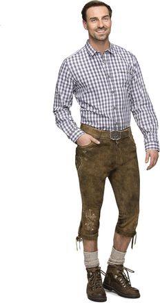 Stockerpoint Herren Hose Sigmar3 Lederhose, per Pack Braun (Havanna Havanna), 52 (Herstellergr&ouml;&szlig;e: 52)