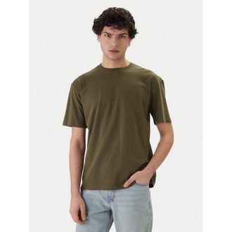 Guess T-Shirt F6GI11 K8HM4 Khakifarben Regular Fit