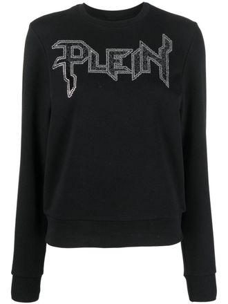 Philipp Plein T-Shirt mit Logo-Applikation - Schwarz