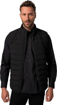 JP1880 Hommes Grandes tailles L-8XL Doudoune matelass&eacute;e sans manches, duvet technique, col montant - jusquau 8 noir XXL 829006100-XXL