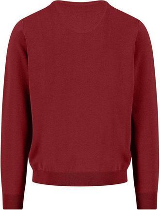 Fynch-Hatton Strickpullover - Feinstrickpullover aus Baumwolle mit V-Ausschnitt - Pullover Herren