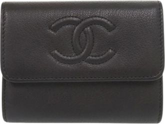 Chanel Pre-owned Card Case - Femme - Pre-owned - Noir - Taille: ONE Size