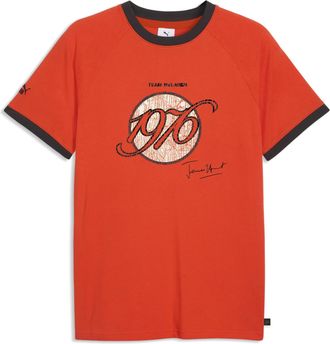 Puma T-shirt &agrave; bords contrastants James Hunt McLAREN RACING Unisexe, Accessoires, Rouge, XXL