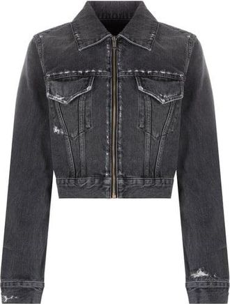 Givenchy Veste en jean zippée