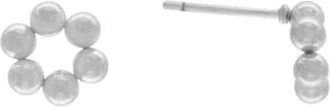 Dansk Copenhagen Silber Kreisball Ohrringe - - Accessories - Damen - Grau - ONE SIZE