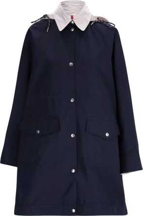 Moncler Femme, Manteaux, Bleu, Taille: 38 FR Vestes