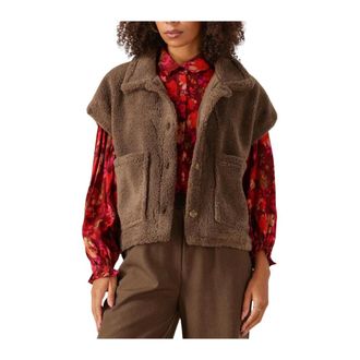Ydence Gilet Rejou - - Jackets - Damen - Braun - XL