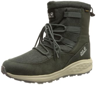 Jack Wolfskin Damen Nevada Texapore Mid W Schneestiefel, Dark Green Phantom, 39.5 EU