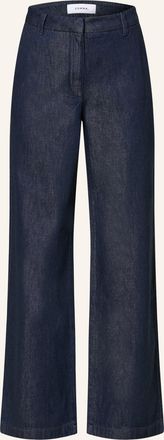 Comma Comma Wide Leg Jeans blau