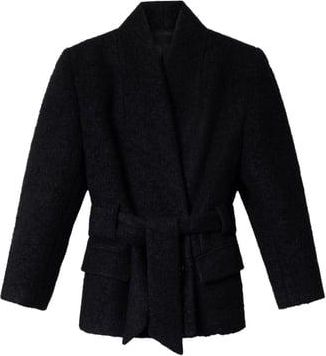 Isabel Marant Veste Syndra en laine bouclette et alpaga