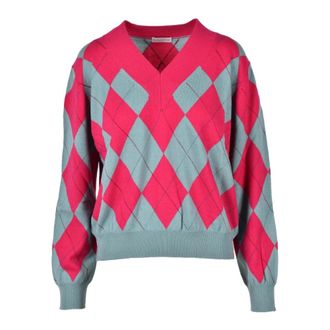 Ballantyne Kaschmir Pullover Sweater - - Knitwear - Damen - Mehrfarbig - 2XL