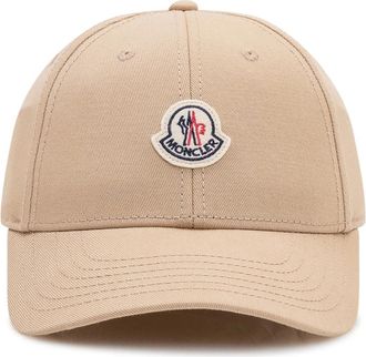 Moncler Femme, Accessoires, Beige, Taille: ONE Size Logo Baseball Cap