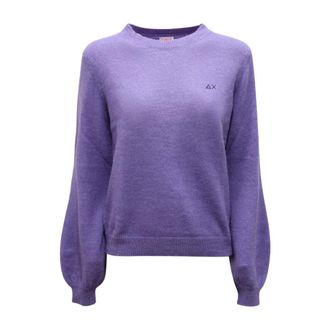 Sun 68 K43252 Maglione Pullover aus Wollmischung - - Knitwear - Damen - Lila - M