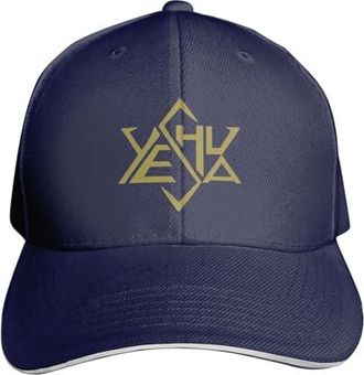 Generic Chapeau De Baseball Yeshoua Chapeau De Golf D&eacute;contract&eacute;e Hip Pop Casquette Sandwich, pour Cyclisme, Les Loisirs, Femmes, 55-59cm