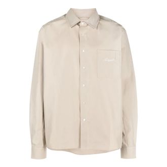 Axel Arigato Baumwollhemd mit klassischem Kragen - - Shirts - Herren - Beige - XL