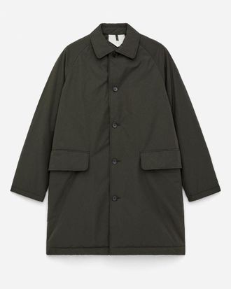 Arket Leicht Wattierter Car Coat -Gr&uuml;n