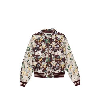 Amiri Floral-embroidered Bomber Jacket