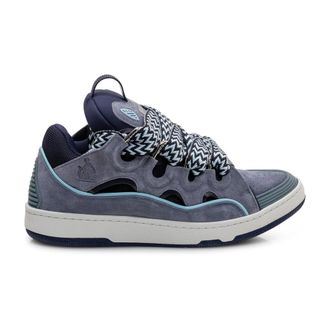 Lanvin Homme, Chaussures, Bleu, Taille: 43 EU Curb Baskets