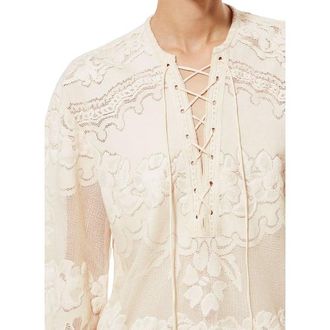 Isabel Marant Robe caftan courte Solora en jacquard brod&eacute;